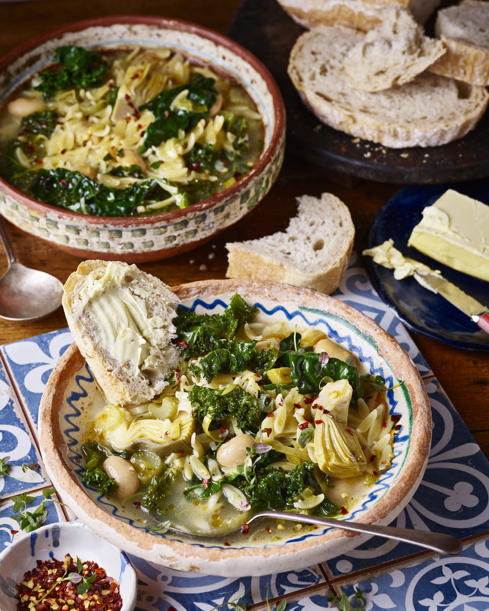 Kale, Leek & Butterbean Stew - Gaz Oakley