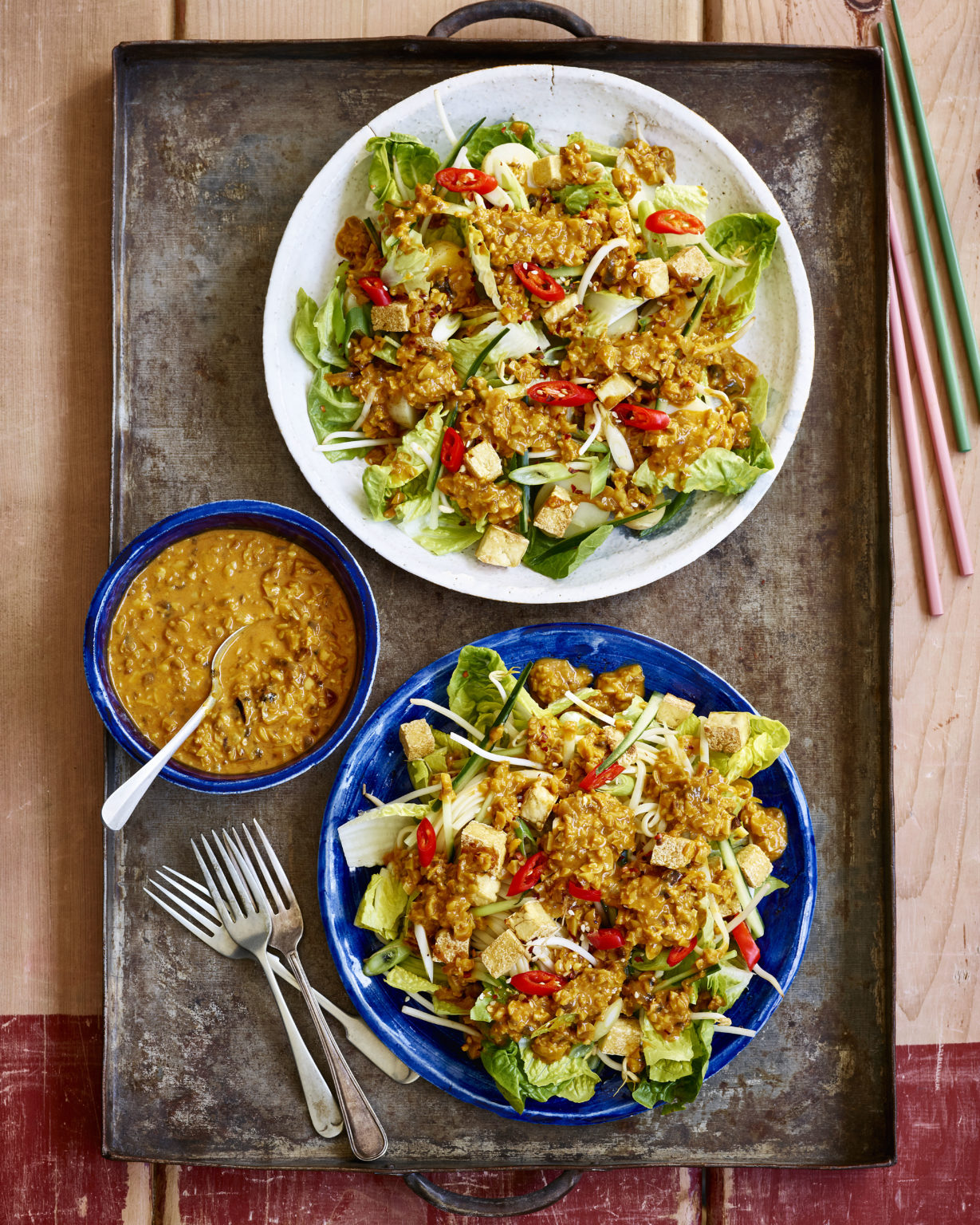 Vegan Rojak (Malaysian Satay) - Gaz Oakley