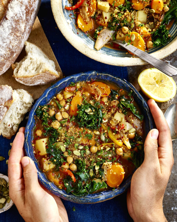 Everything But the kitchen sink Quinoa & Harissa Stew - Gaz Oakley